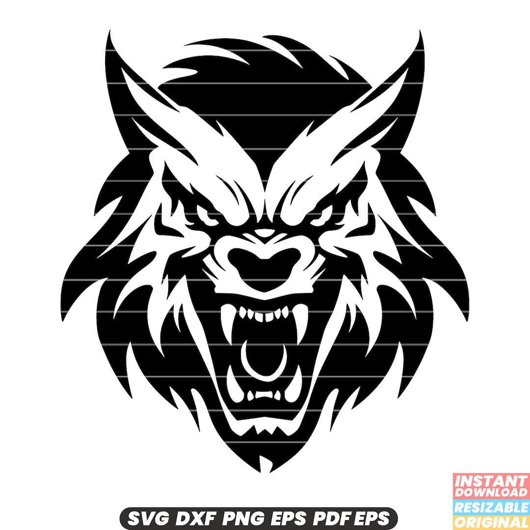 Werewolf SVG Mythical Creature Illustration Halloween Monster Clipart ...