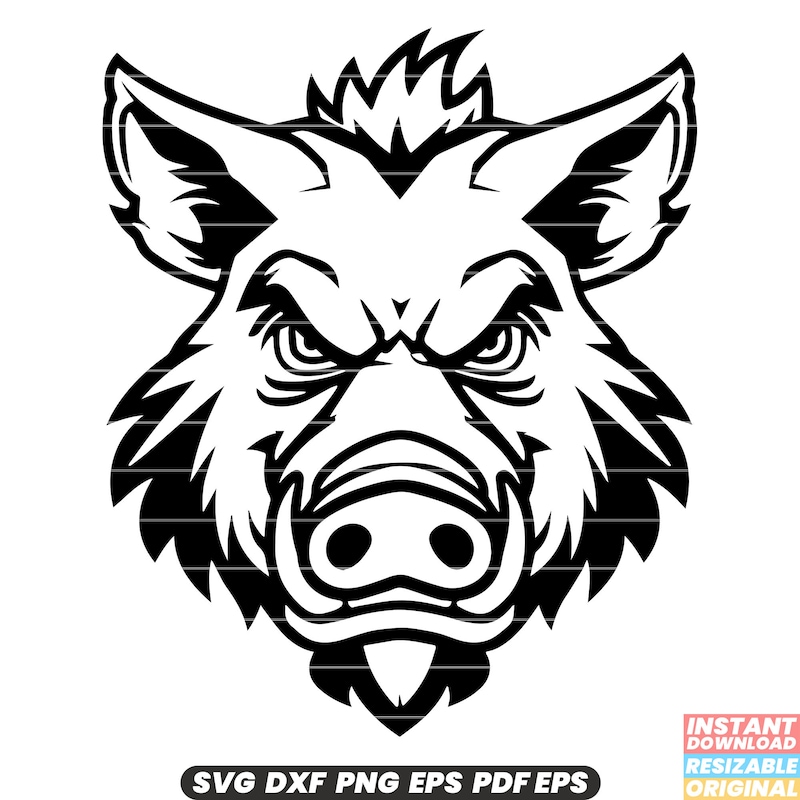 Razorback Cut File - Etsy