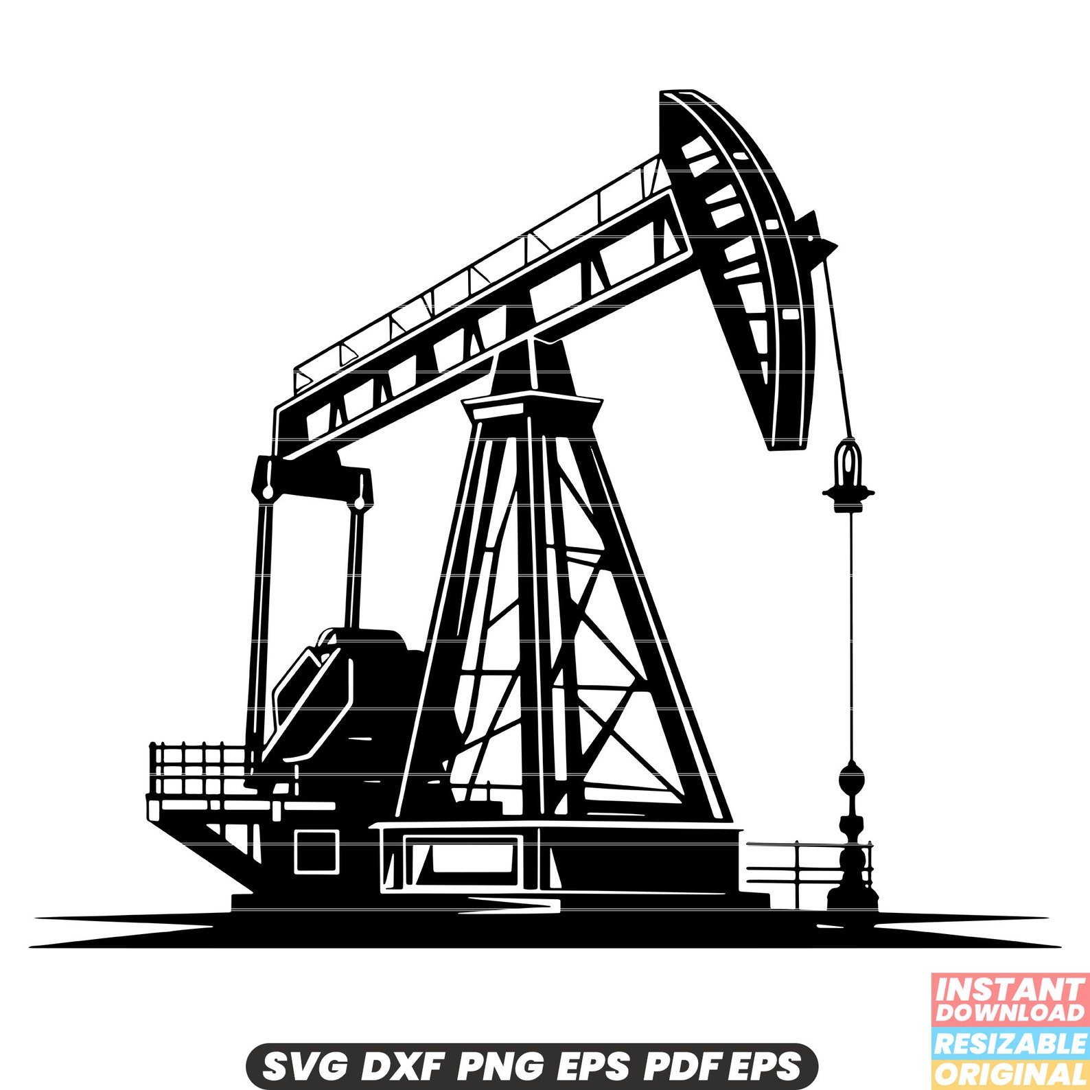 Oil Derrick Petroleum Industry Drilling Rig Oil Well Pumpjack ...