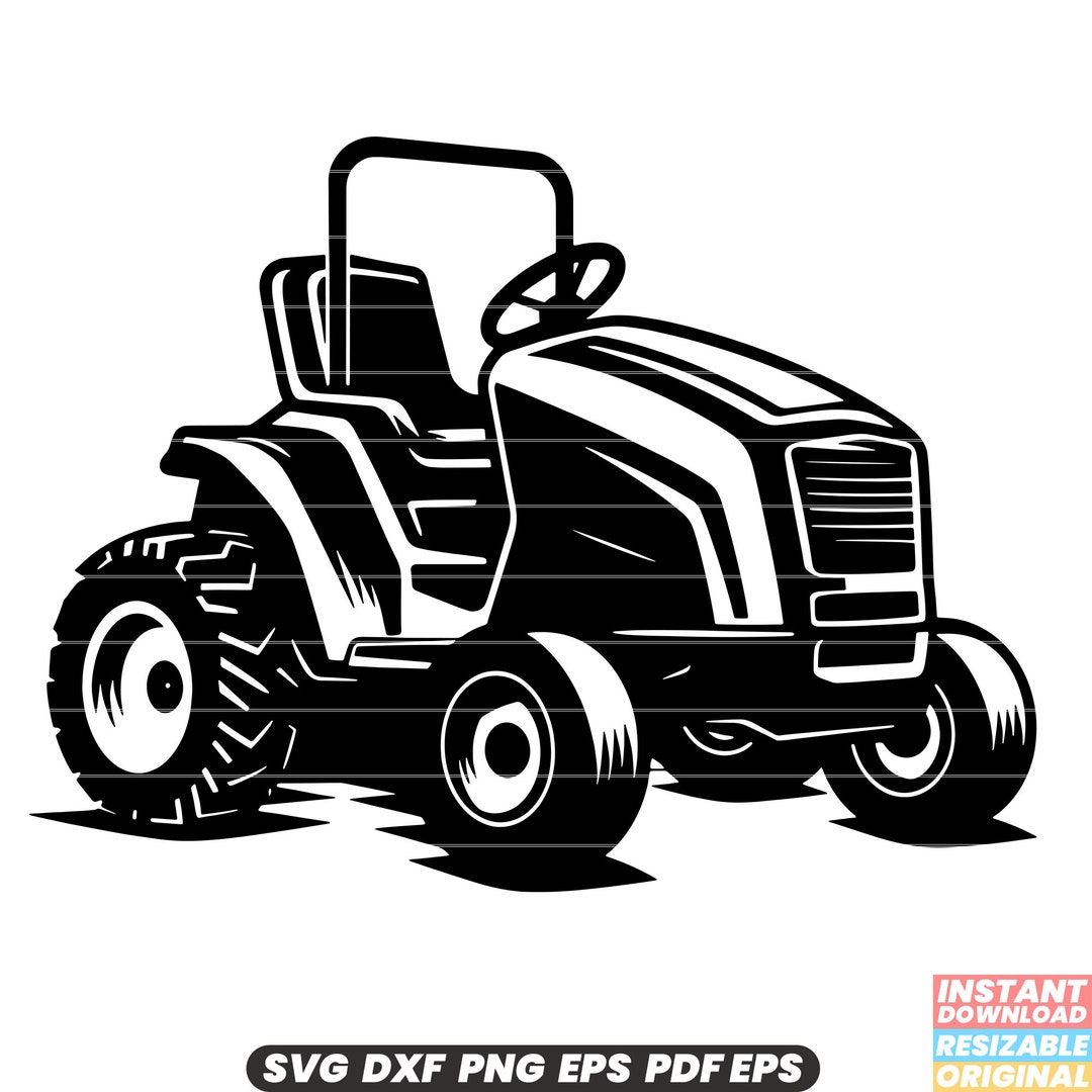 Lawn Tractor Riding Mower Lawnmower Garden Equipment Grass Cutting ...