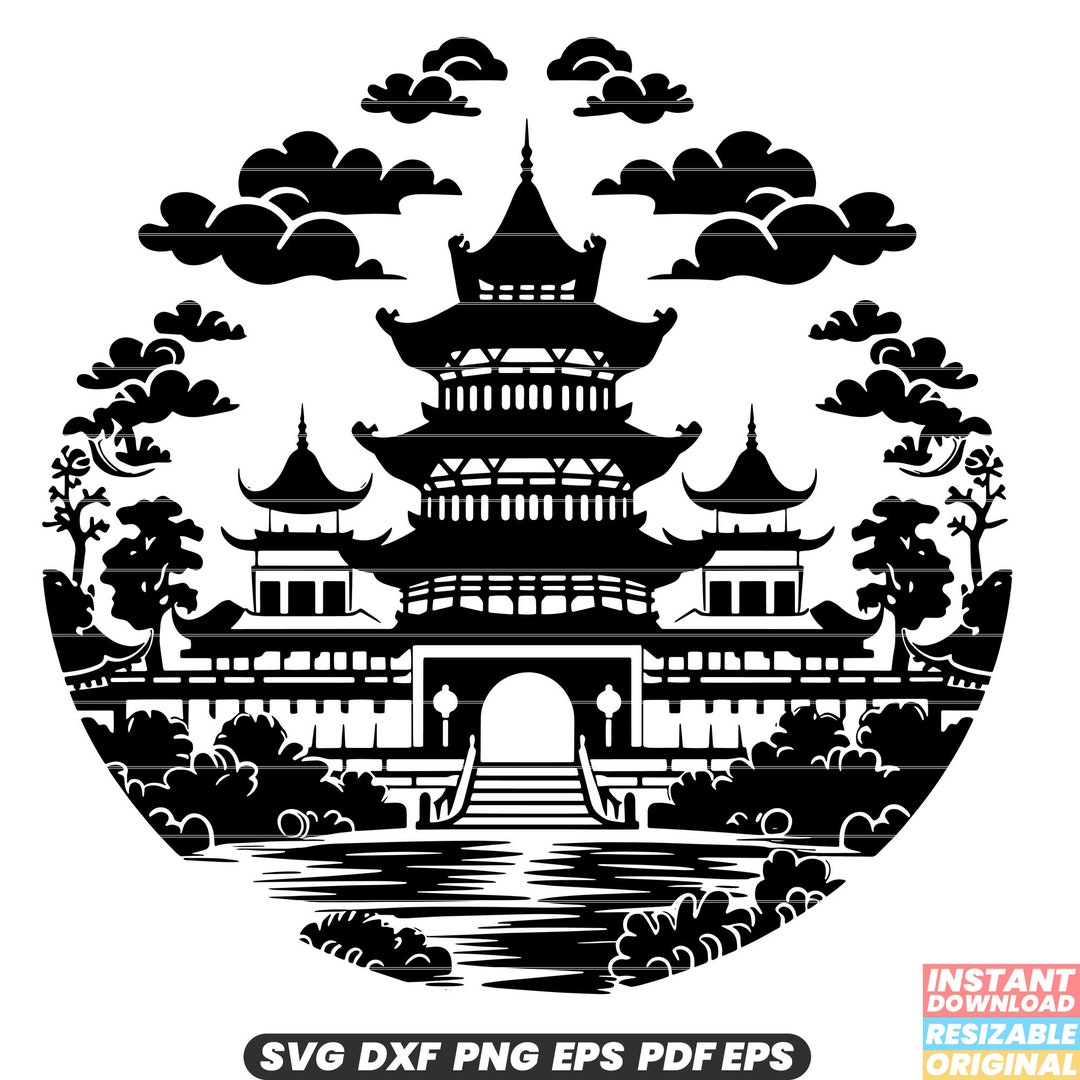 Asian Castle Architecture Fortress Palace Imperial Dynasty Oriental ...
