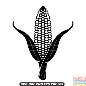 Corn Svg, Corn Dxf, Corn Png, Corn Cut File, Corn Clipart, Corn File ...