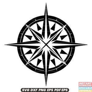 Compass Svg, Compass Dxf, Compass Png, Compass Cut File, Compass ...