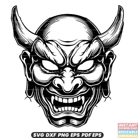Hannya Mask Drawing Tutorial