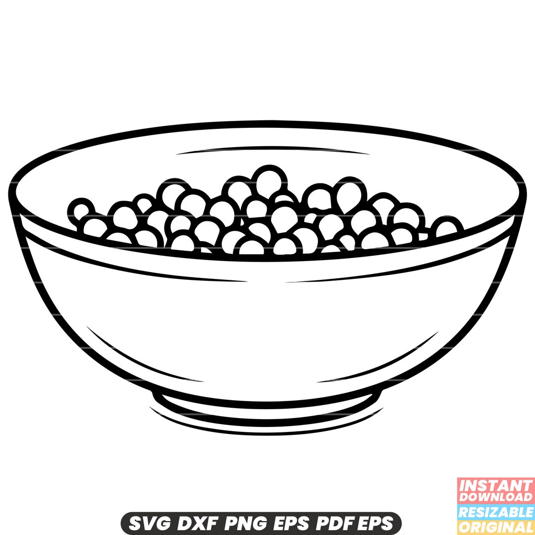 Cereal Bowl Breakfast Food Grain Milk Healthy Nutrition Morning Dish ...