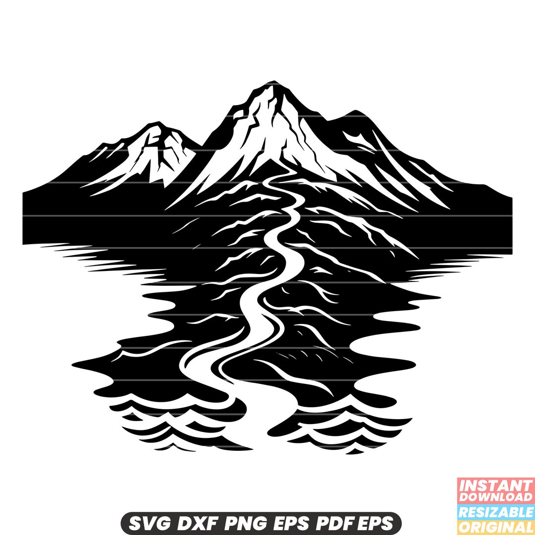 Trail Hiking Path Nature Forest Walkway Outdoor Adventure SVG DXF PNG ...