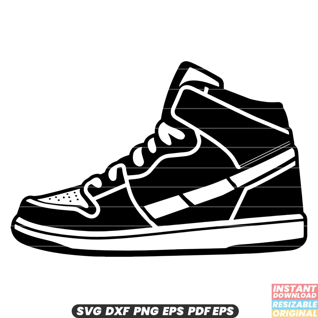 Shoe SVG - Footwear Illustration, Fashion Accessory, Shoe Design ...