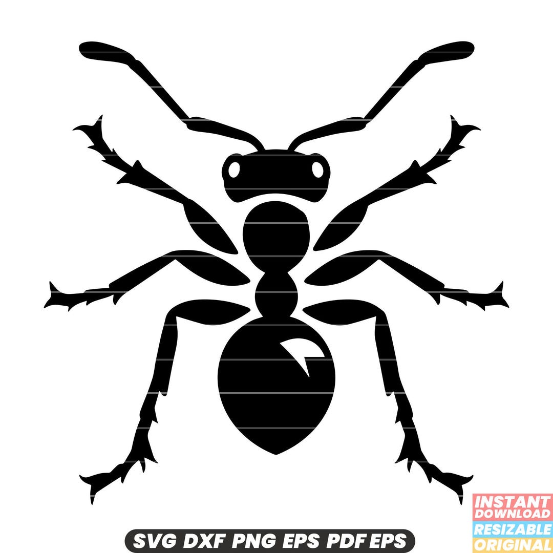 Ant Svg, Ant Dxf, Ant Png, Ant Cut File, Ant Clipart, Ant File, Ant ...