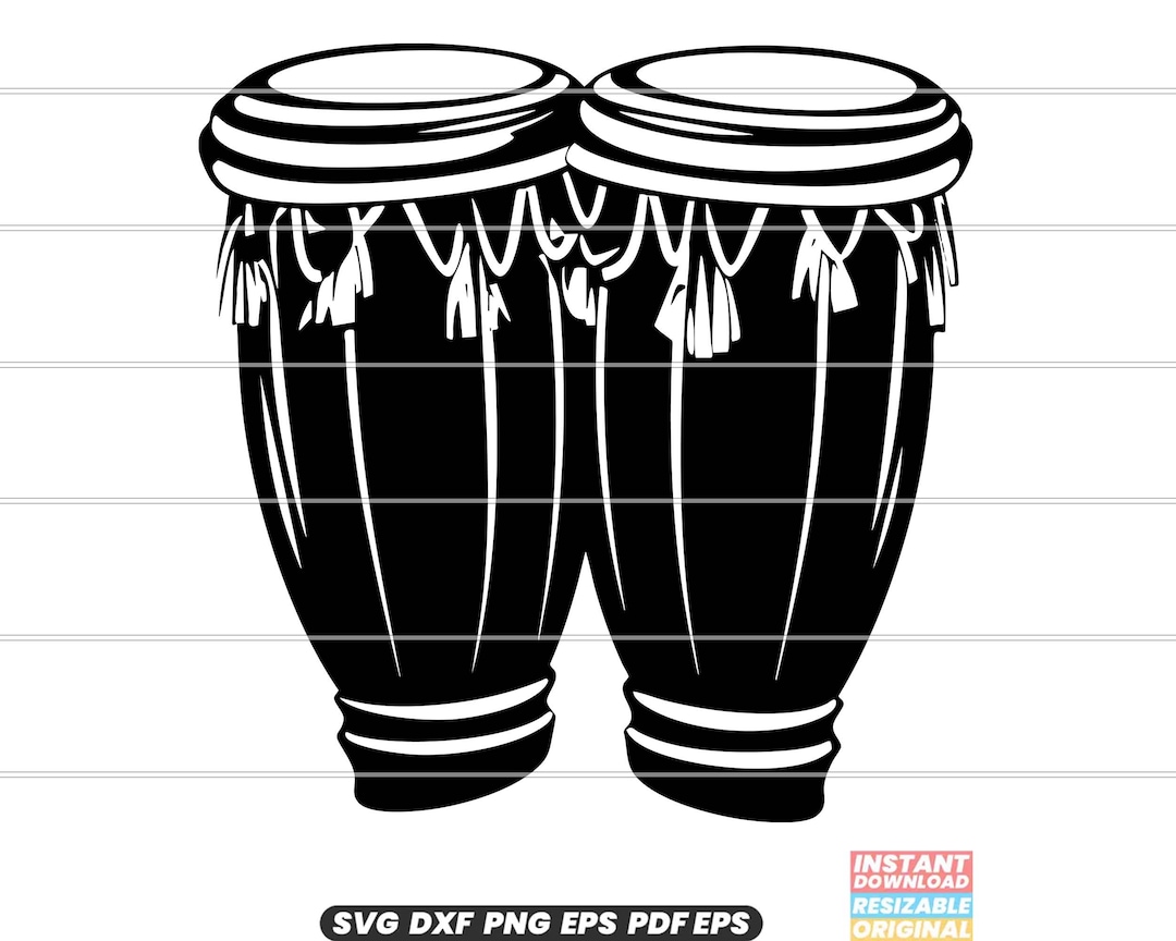 Congas Svg, Congas Dxf, Congas Png, Congas Cut File, Congas Clipart ...