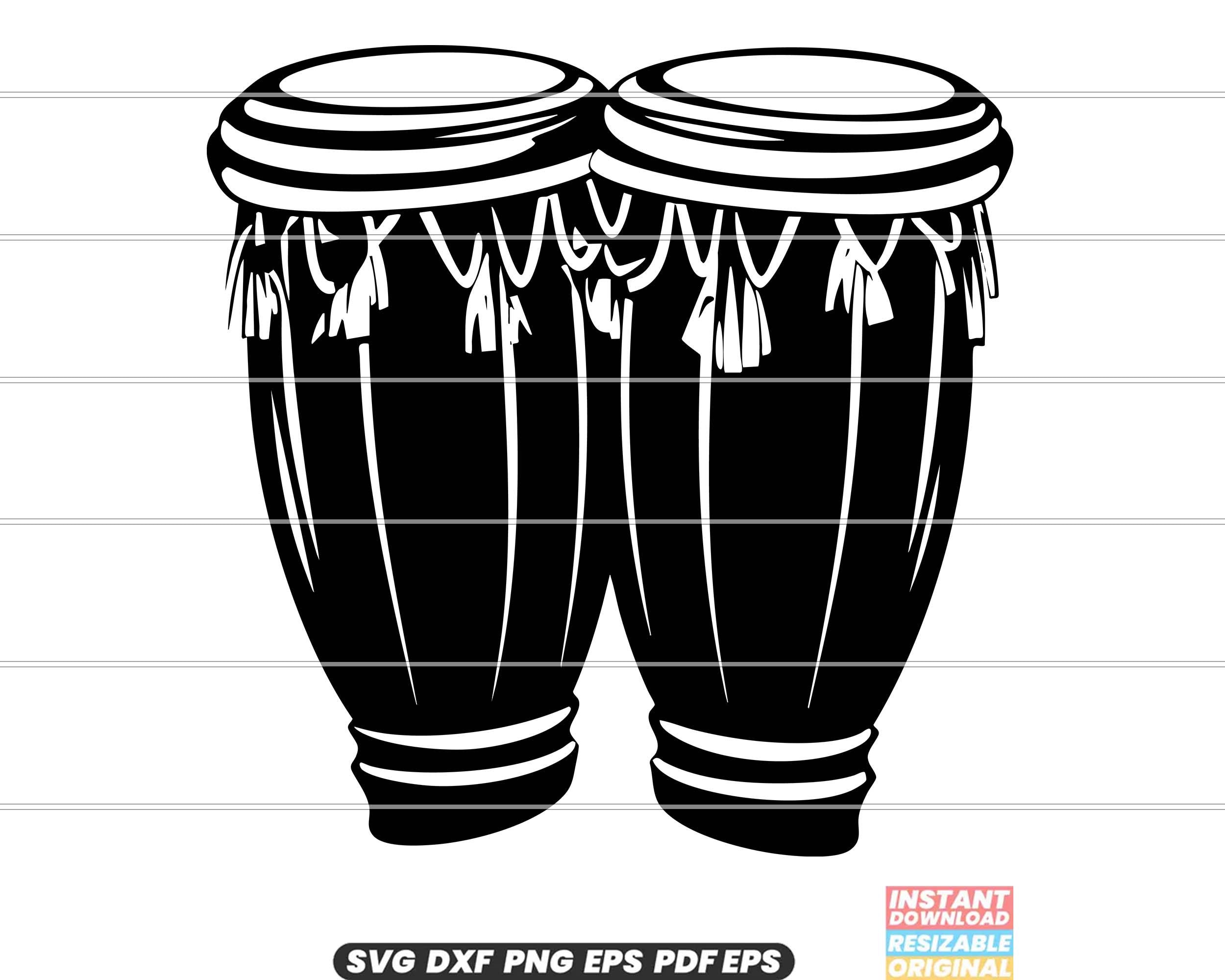 Congas Svg, Congas Dxf, Congas Png, Congas Cut File, Congas Clipart ...