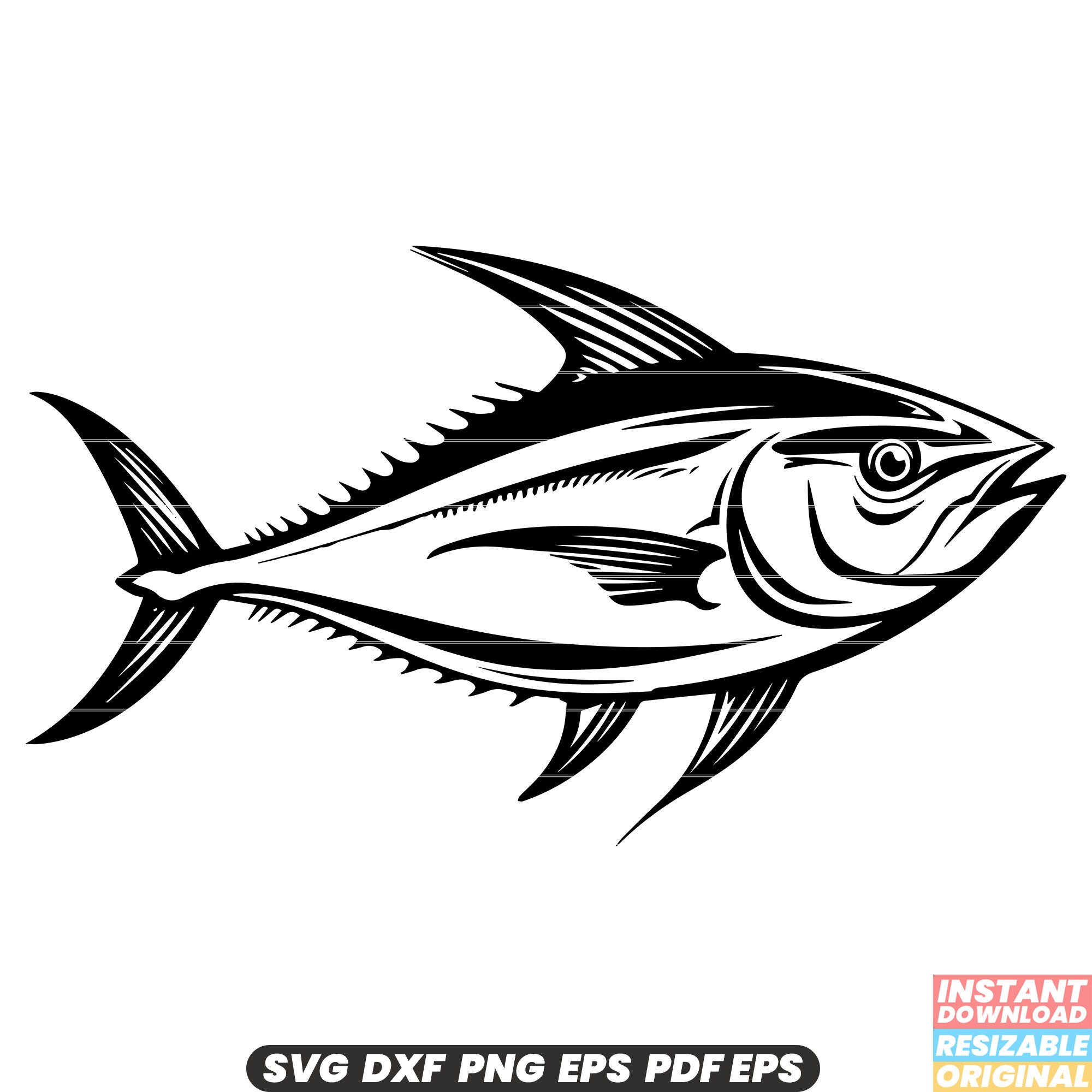 Yellowfin Tuna Marine Fish Ocean Sea Saltwater Fishing Big Game ...