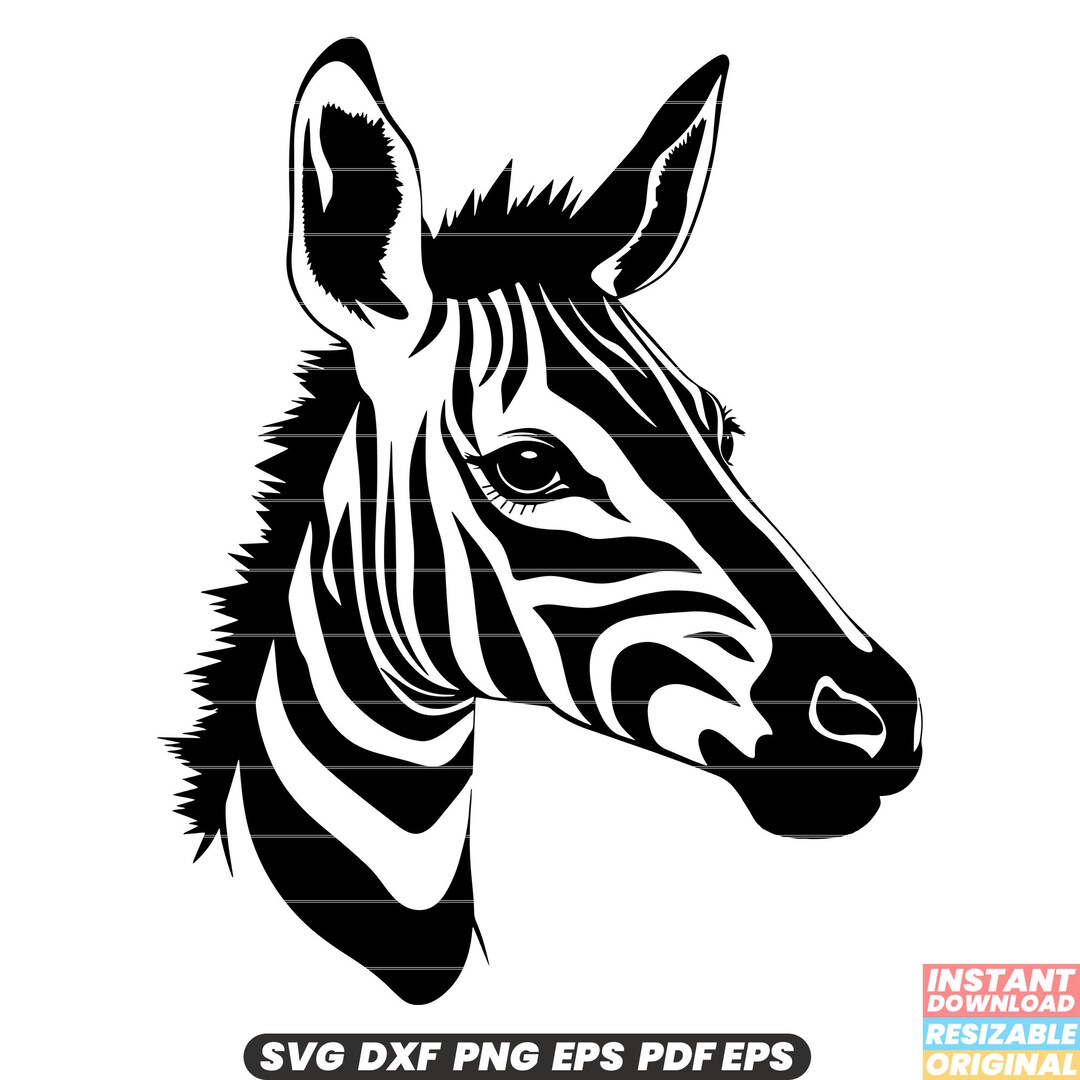 Okapi SVG, Okapi DXF, Okapi PNG Digital Designs Instant Download - Etsy
