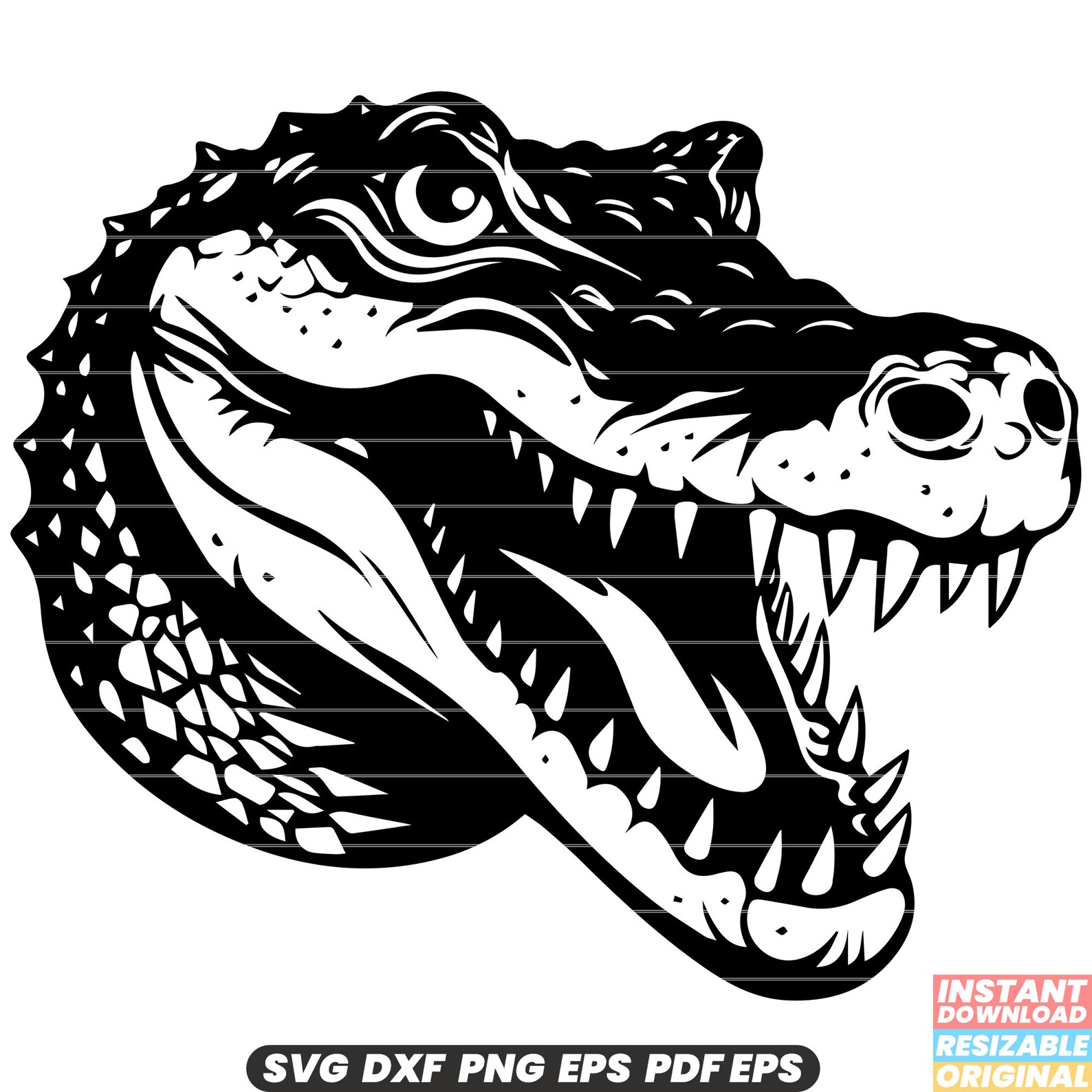 Croc Crocodile Reptile Predator Teeth Swamp Wildlife Hunter Ancient ...