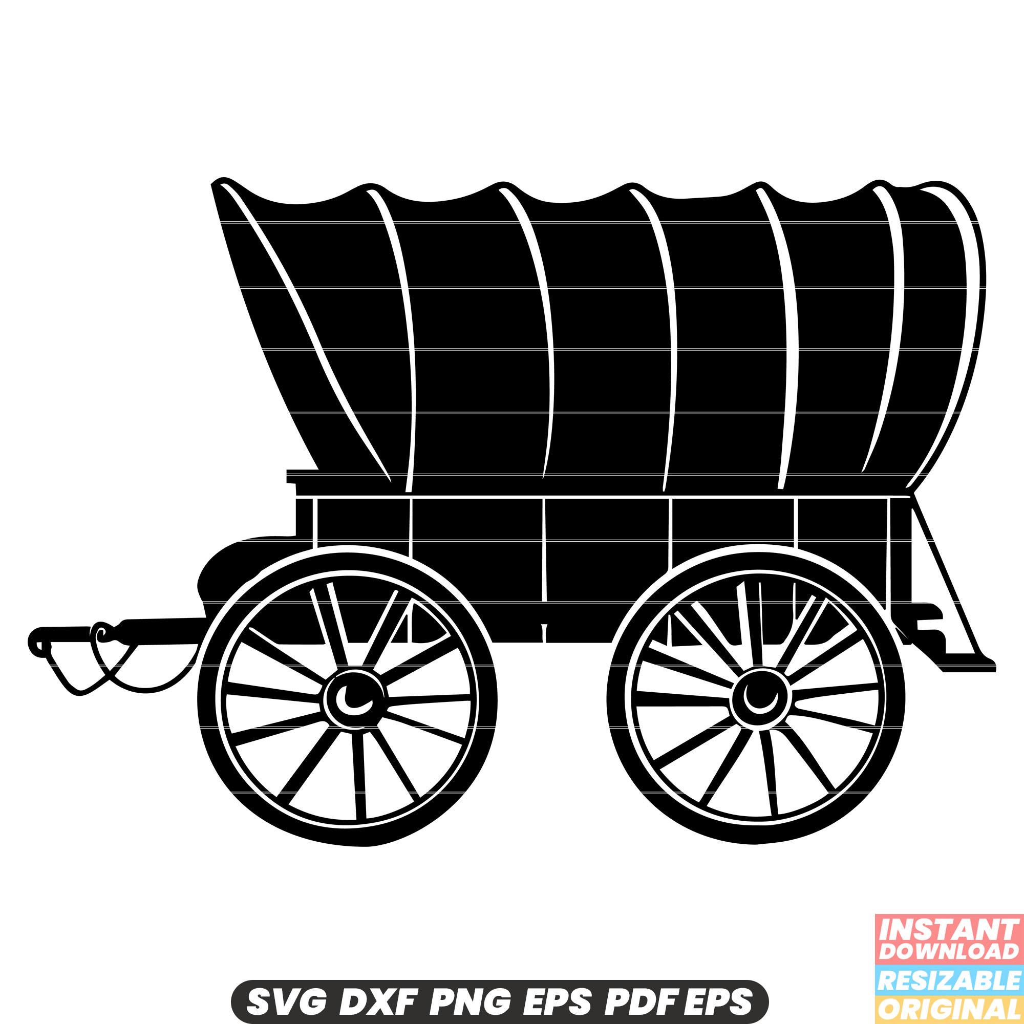 Covered Wagon Printable