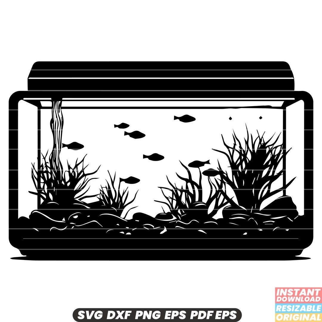 Aquarium Fish Tank Underwater Aquatic Habitat Marine Pet Care Hobby ...