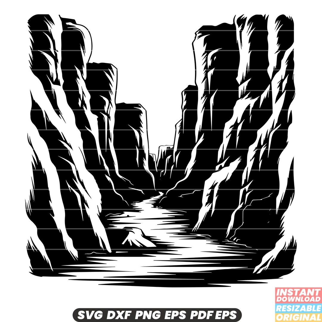 Marble Canyon Svg, Canyon Dxf, Canyon Png, Canyon Cut File, Canyon ...