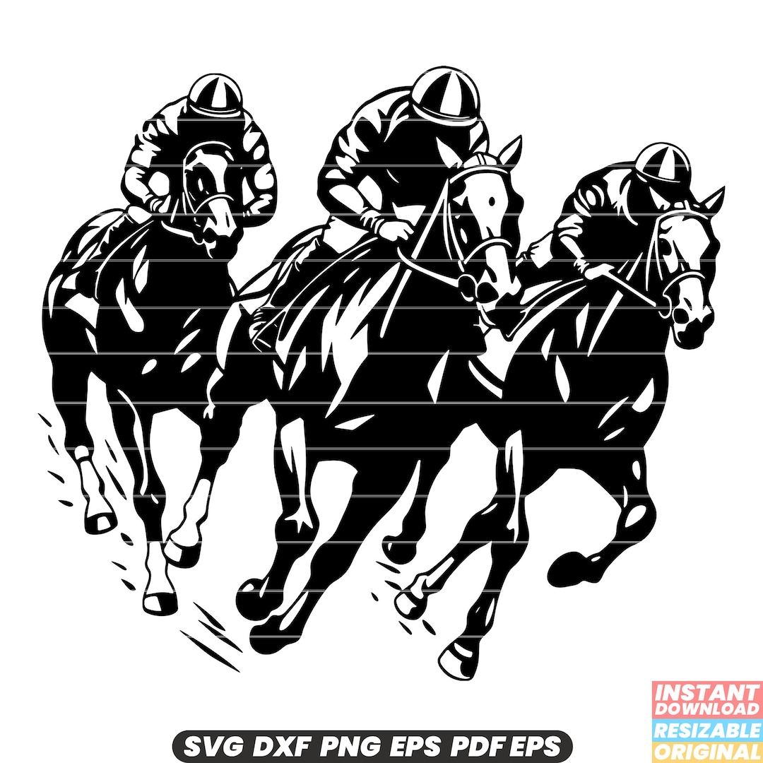 Horse Race Racing Jockey Equestrian Sport Competition Track Gallop ...