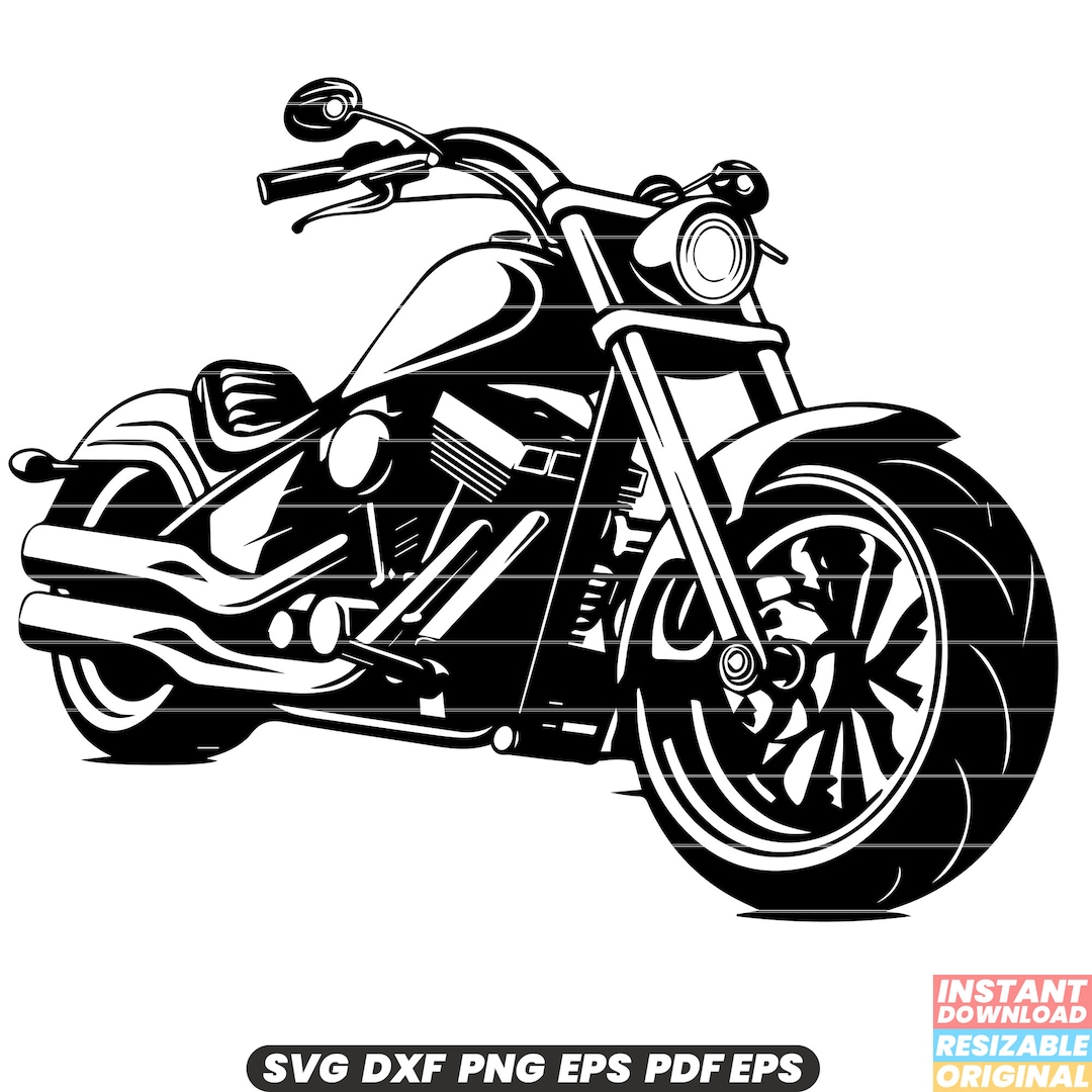 Chopper Motorcycle Bike Motorbike Cruiser Ride Custom Biker Harley ...