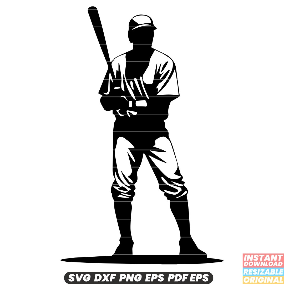 Baseball Player Athlete Sport Team Batter Pitcher Catcher Fielder ...