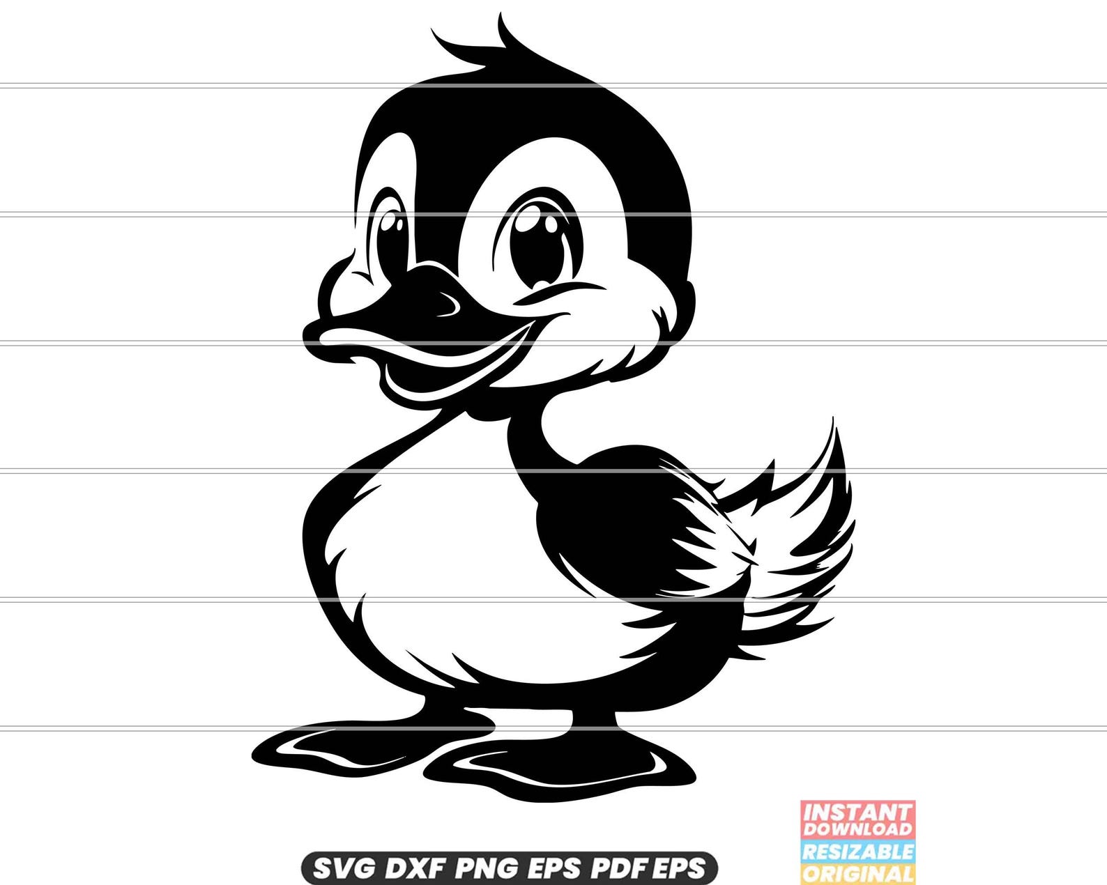 Duck Svg, Duck Dxf, Duck Png, Duck Cut File, Duck Clipart, Duck File ...