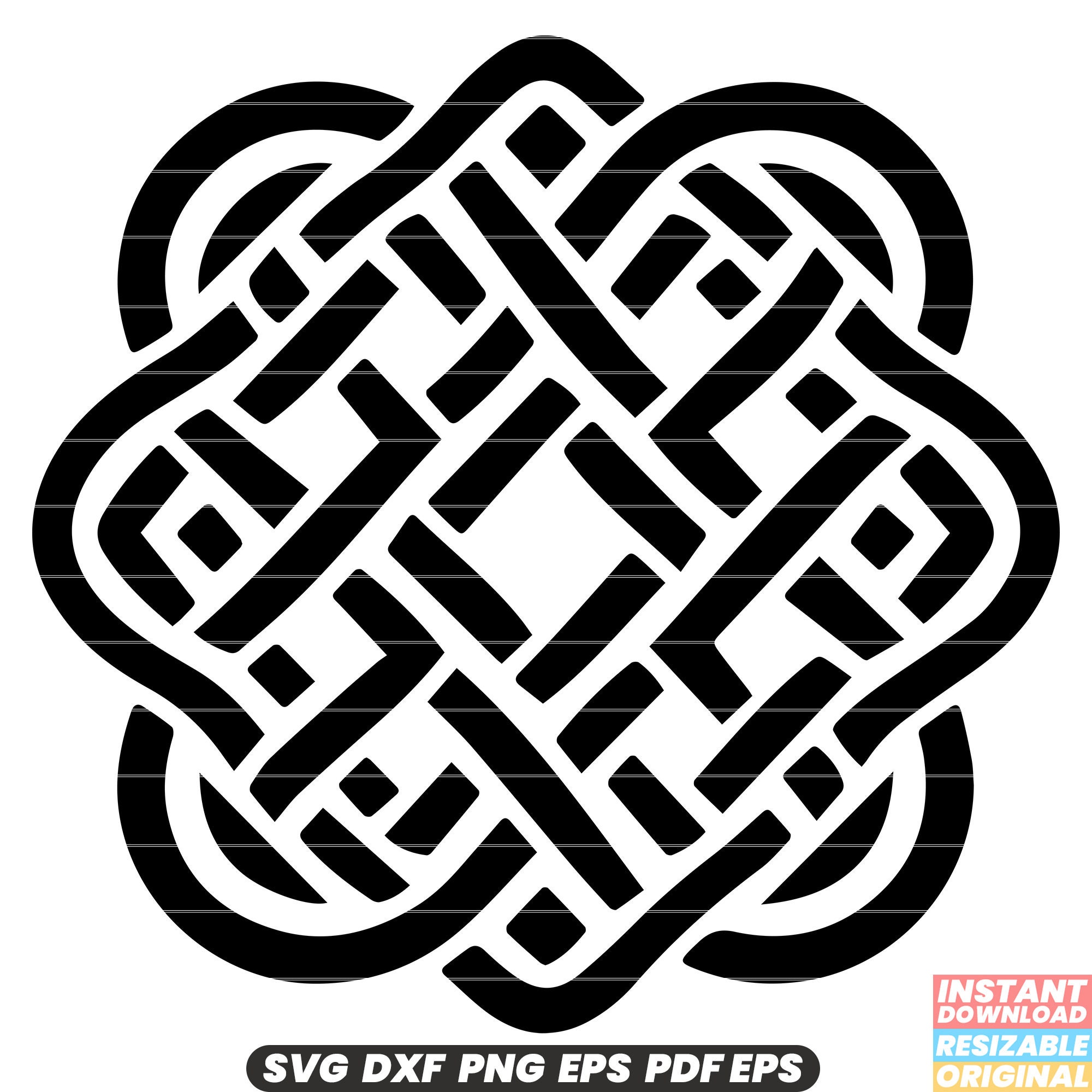 Celtic Knot Interlace Art Pattern Symbolic Ancient Heritage Irish ...
