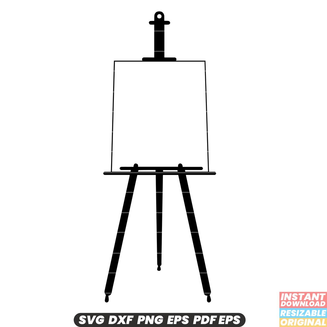 Easel, Easel Svg, Easel Dxf, Easel Png, Easel Cut File, Easel Clipart ...