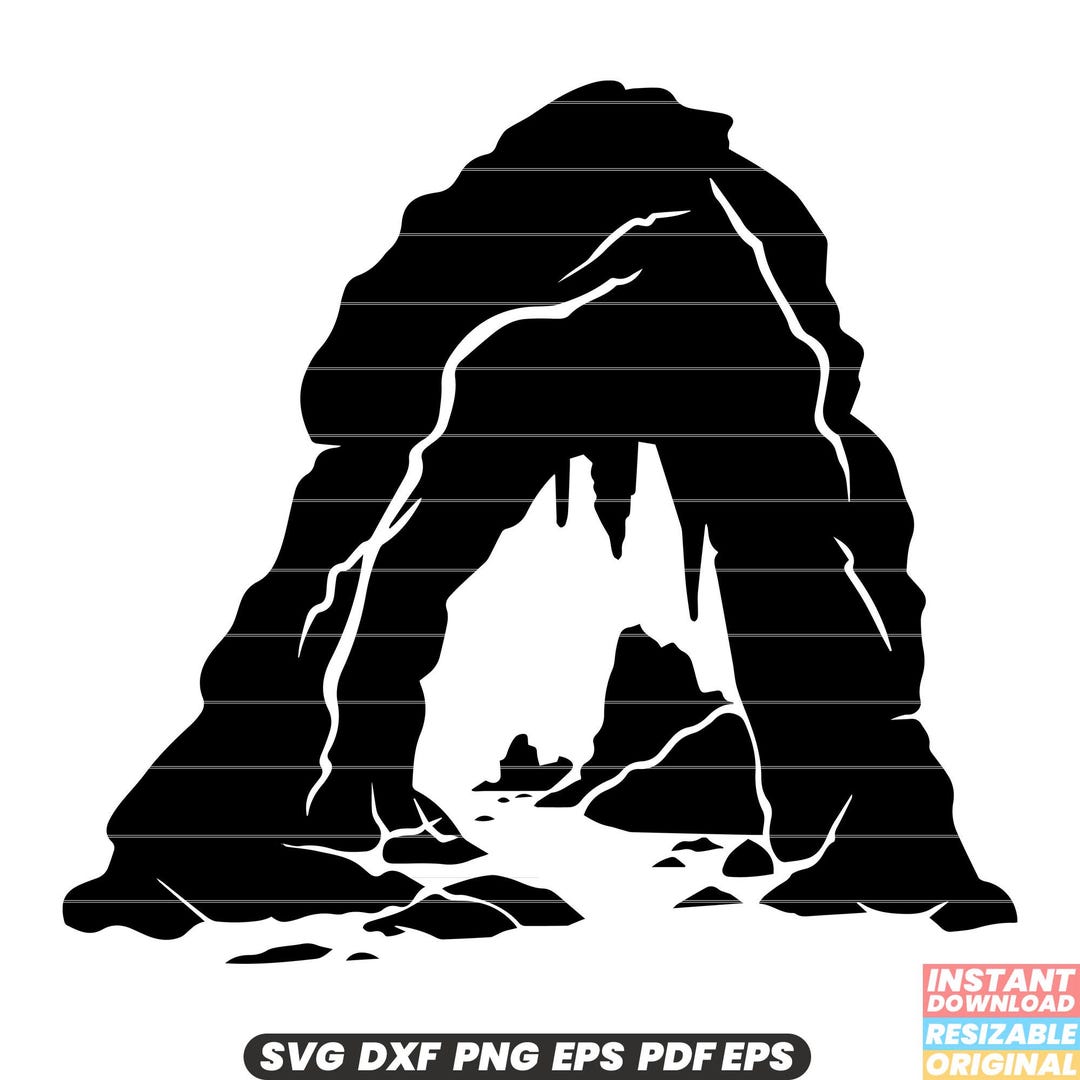 Cave, Cave Svg, Cave Dxf, Cave Png, Cave Cut File, Cave Clipart, Cave ...