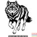 Alpha Wolf SVG Pack Leader Illustration Dominant Wolf Clipart Wildlife ...