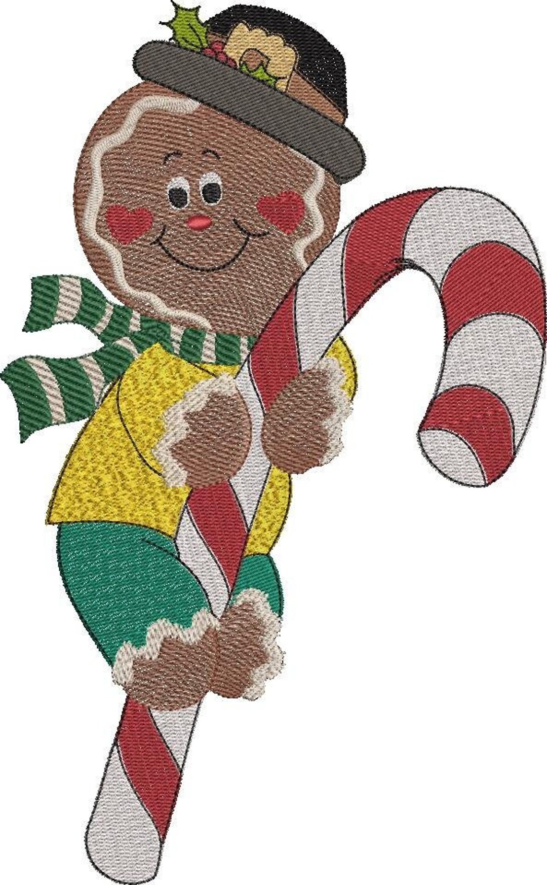 Gingerbread Man - Embroidery File for Machine Embroidery - Etsy