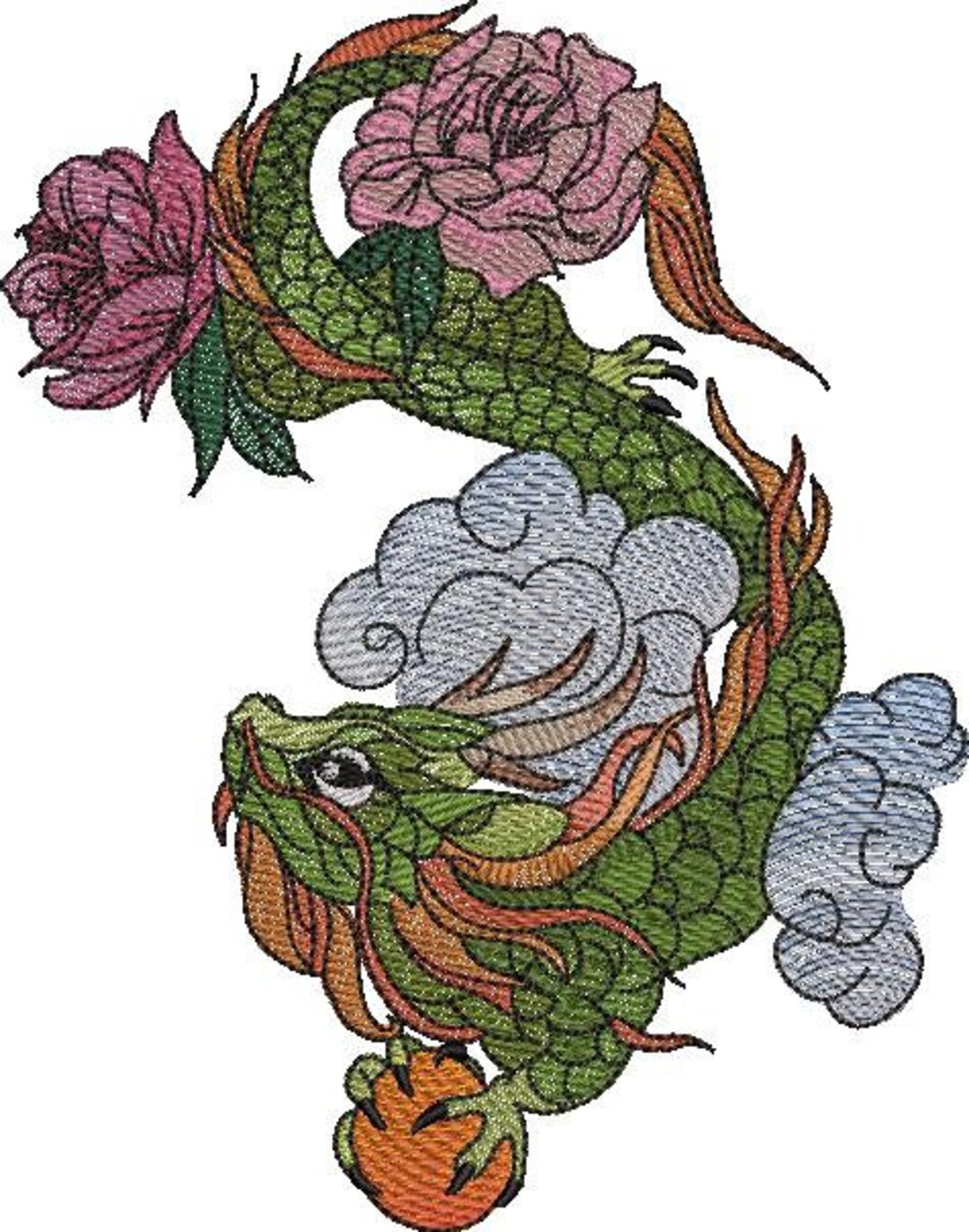 Dragons Embroidery Design for Machine Embroidery - Etsy