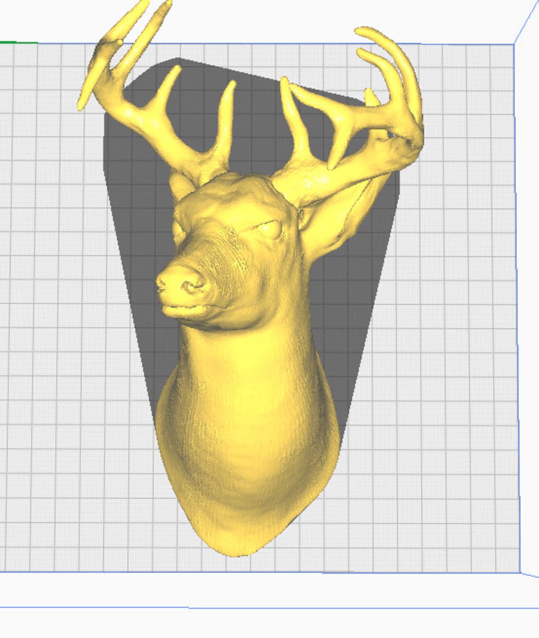 STL Deer Head 3d Print - Etsy