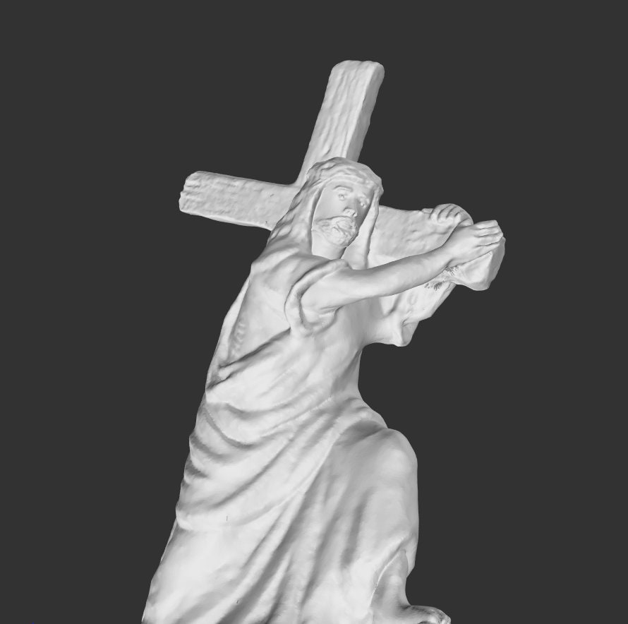 Jesus Carrying the Cross STL 3D Print Files - Etsy