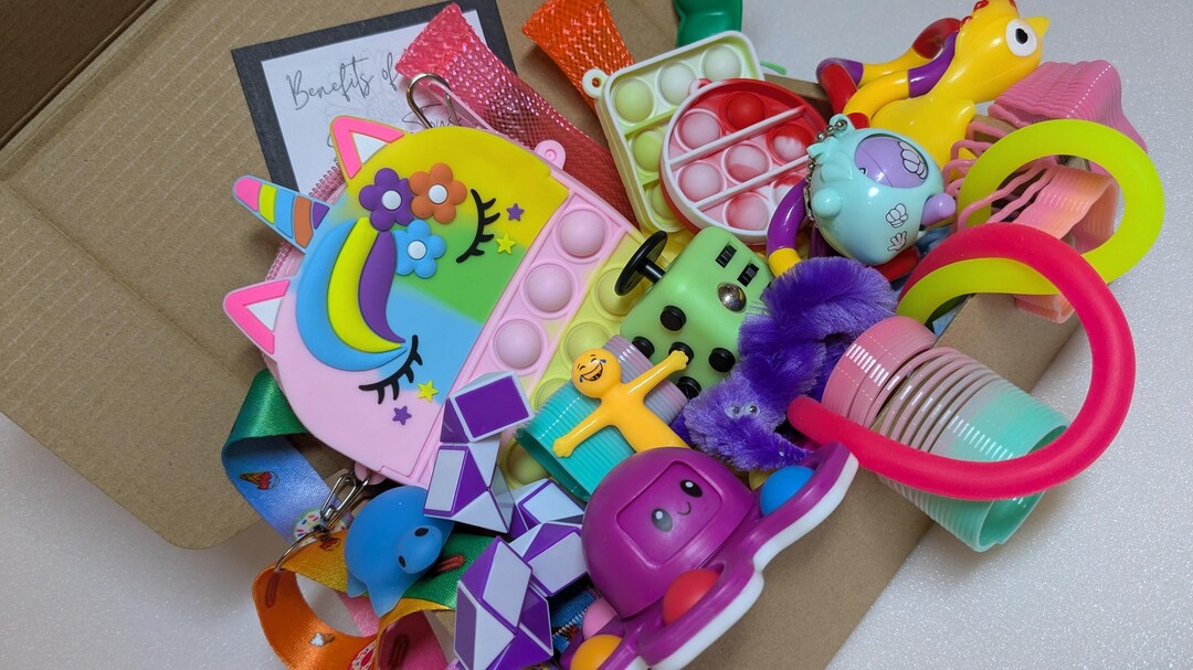 Bumper Duluxe 20 Item Fidget Toy Gift Box / Gift Set / Sensory Toy Gift ...