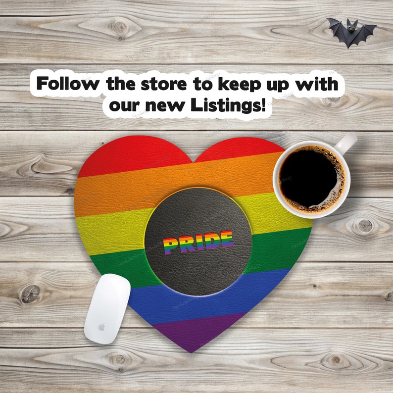 PRIDE LGBT Mouse Pad Sublimation Png and Svg Files, LGBT Mousepad ...