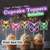 Custom Pink “I Love You” QR Code Cupcake Toppers | Printable Ways to ...