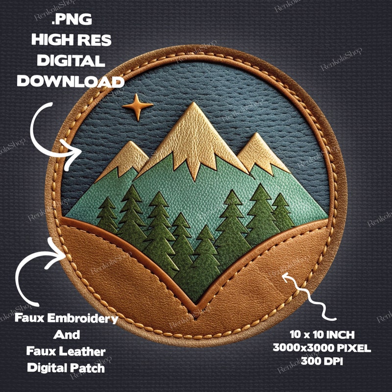 Leather Patch - Etsy