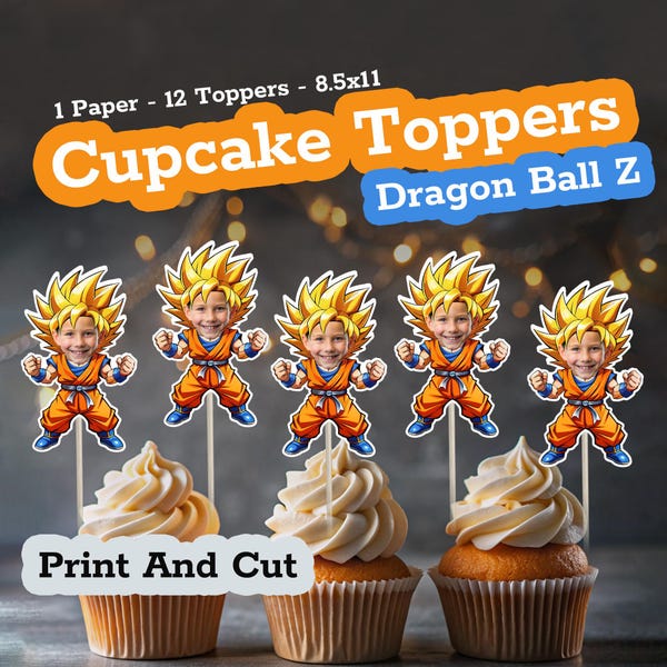 Dragon ball z topper - Etsy España