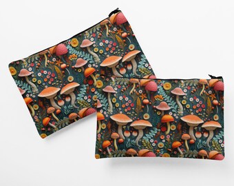 Flower Design Accessory Pouch, Pencil Pouch, Cute Makeup Bag ...