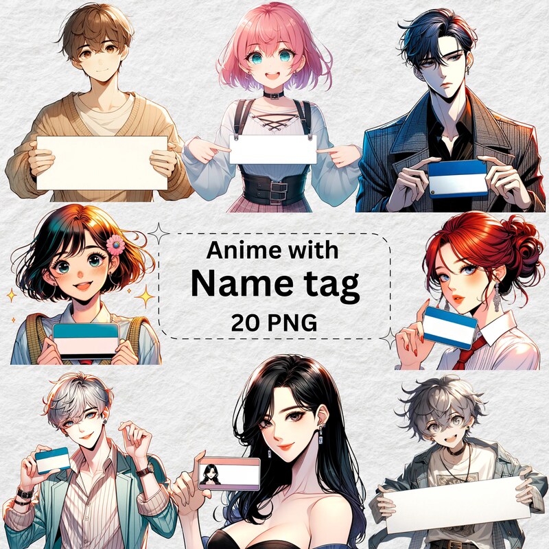Anime name plates - Etsy.de