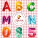 Jelly Delight Alphabet - 3D Melted Jelly Letters and Numbers Clipart - Etsy