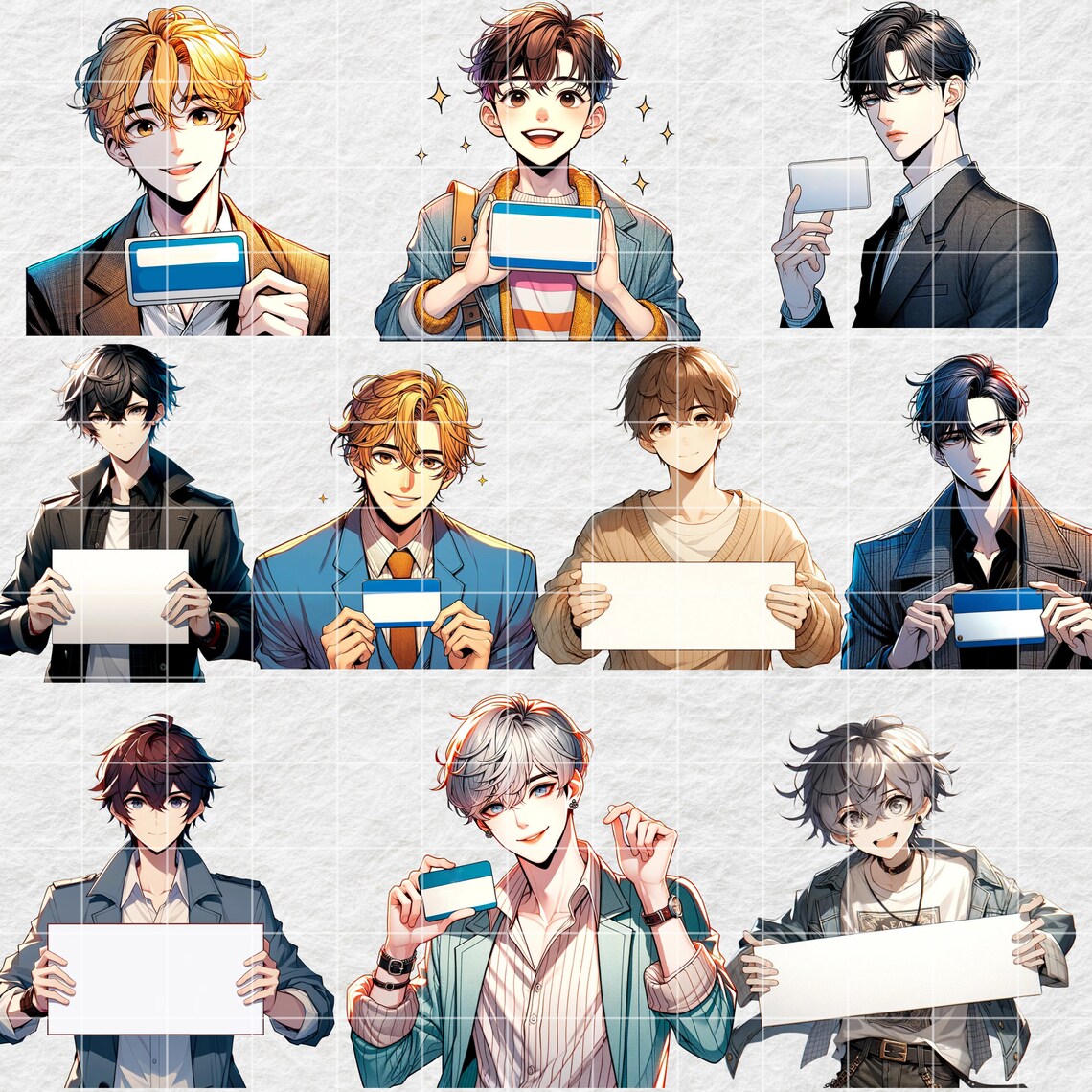 Anime Character Name Tags L Name Plate - Etsy