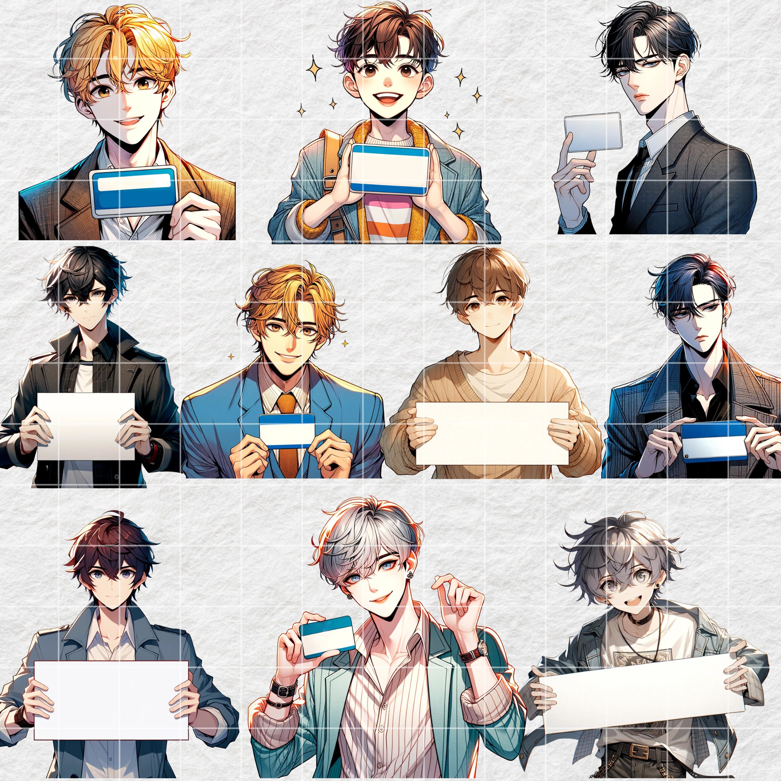 Anime Character Name Tags L Name Plate - Etsy