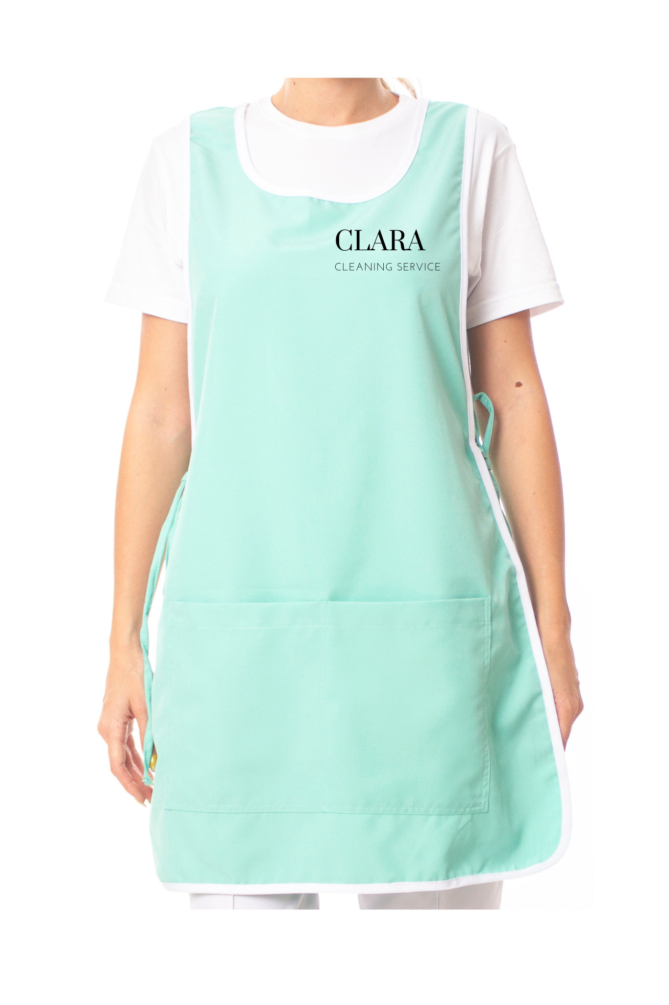 Personalised Front-pocketed Cleaning Tabard, Housekeeping Staff ...