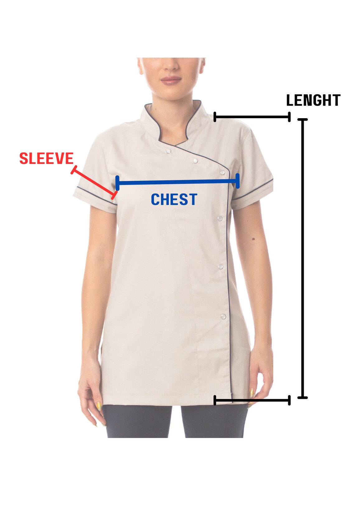 Stylish Spa Tunic, Tunic for Women, Beauty Clothing, Tunic for Salon ...