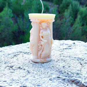 Aphrodite Statue Greek Goddess | 3 Designs | Pillar Candle | Greek Myth ...