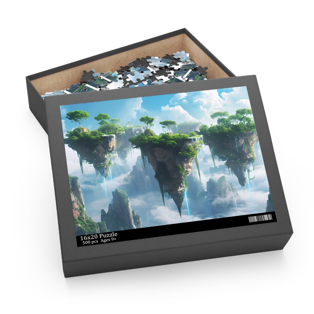 Avatar-inspired Fantasy Puzzle Floating Lands Bioluminescent Flora ...