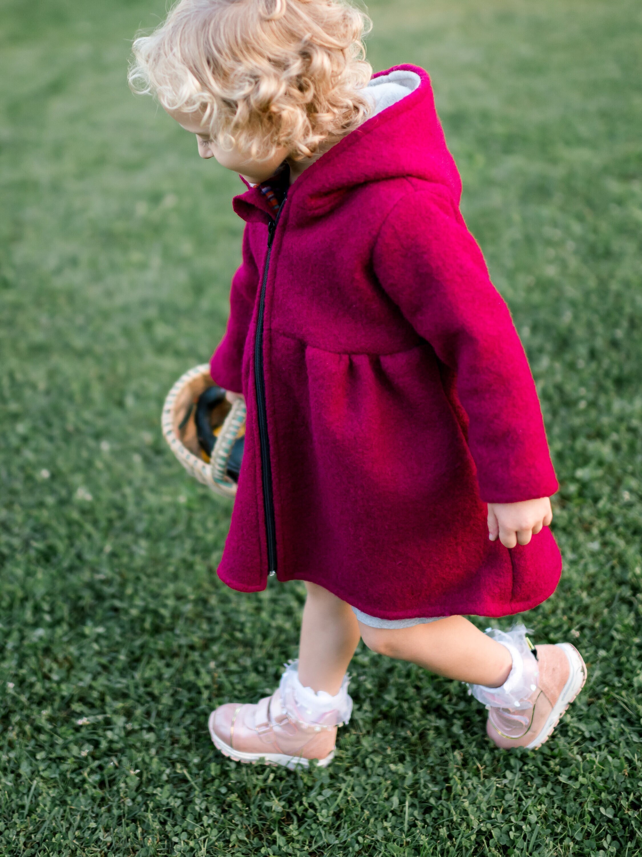 Boiled Wool Coat Kids Wool Jacket Boiled Wool Walkloden - Etsy