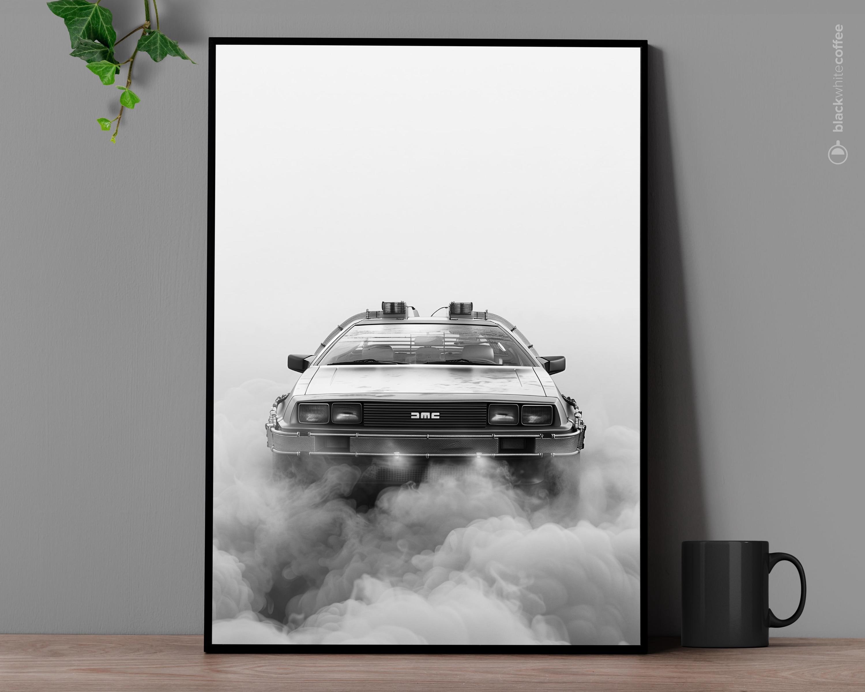 Delorean "back to the Future" Inspired, Printable Time Machine Poster ...