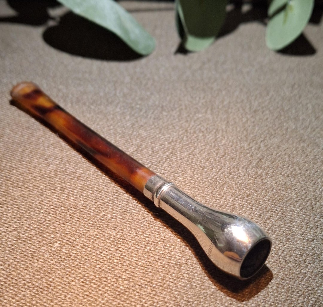 Antique Sterling Silver Cigarette Holder - Etsy