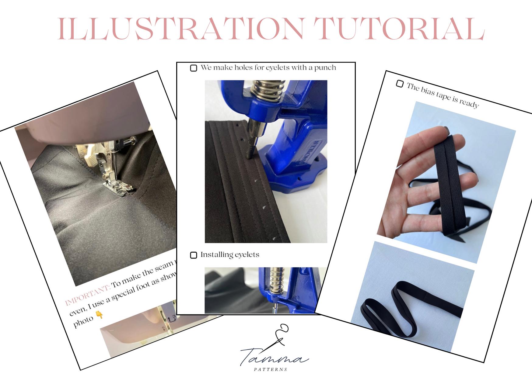 Long Corset Pattern, Pdf Sewing Pattern With Tutorial, XS-XXXL Sizes - Etsy